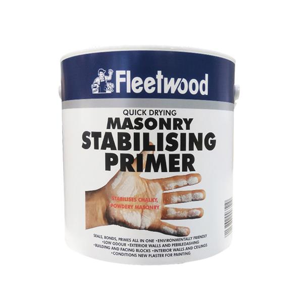 Fleetwood 2.5 Litre Quick Drying Masonry Stabilising Primer | XMP25CL – Heavins