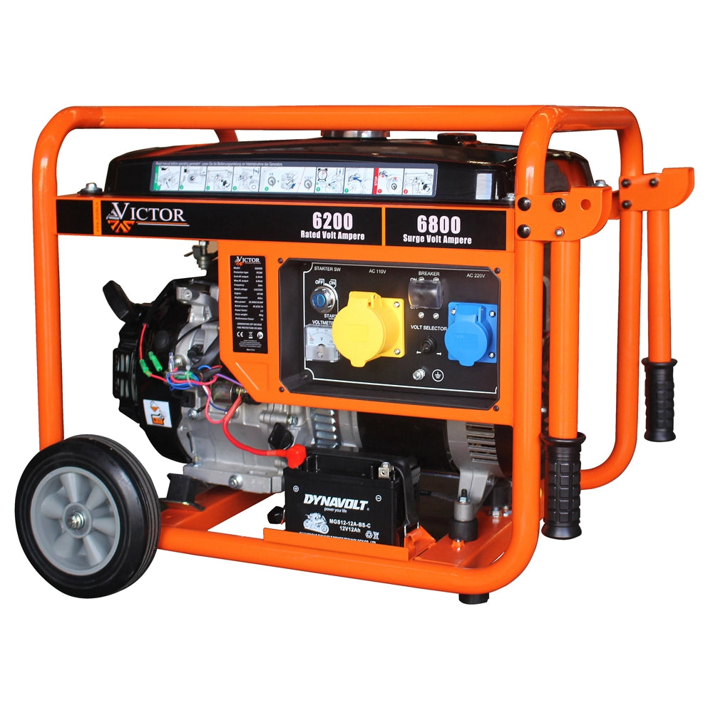 Victor 420cc 6.8kva Petrol Generator | Heavins Ireland