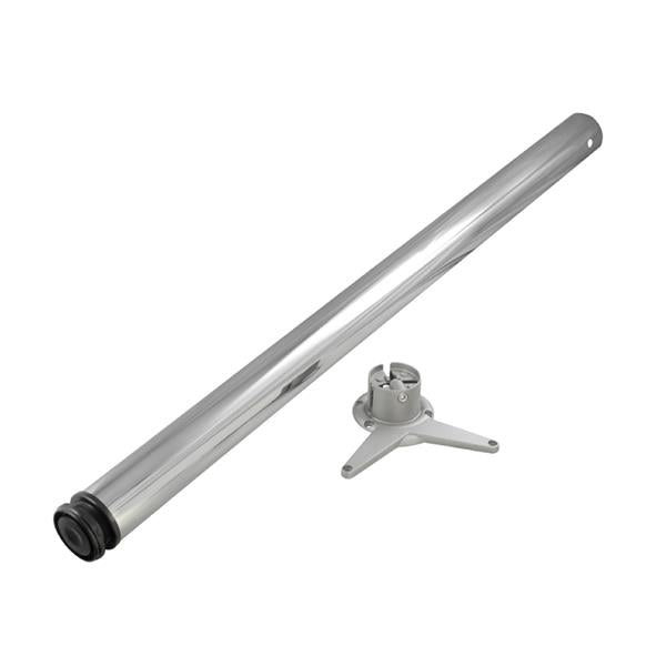 Chrome Breakfast Bar Table Leg - 870mm | 6506030 – Heavins
