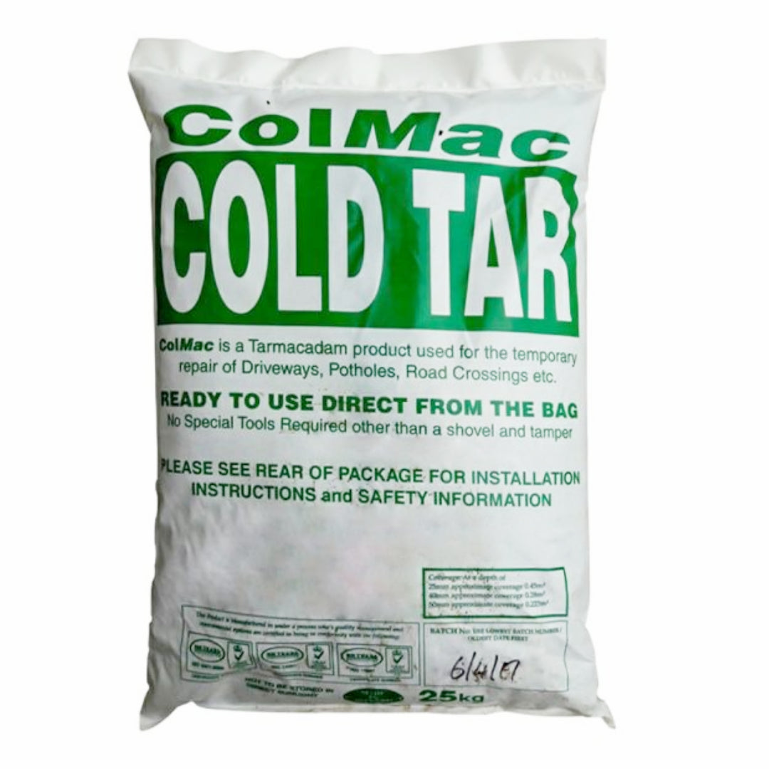 Colmac Cold Bagged Tar Tramac / Pothole Repair - 25kg – Heavins