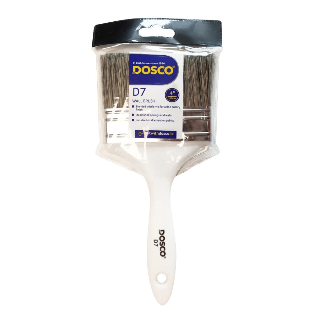 Dosco D7 Wall Distemper Paint Brush 4 Inch | Heavins Ireland