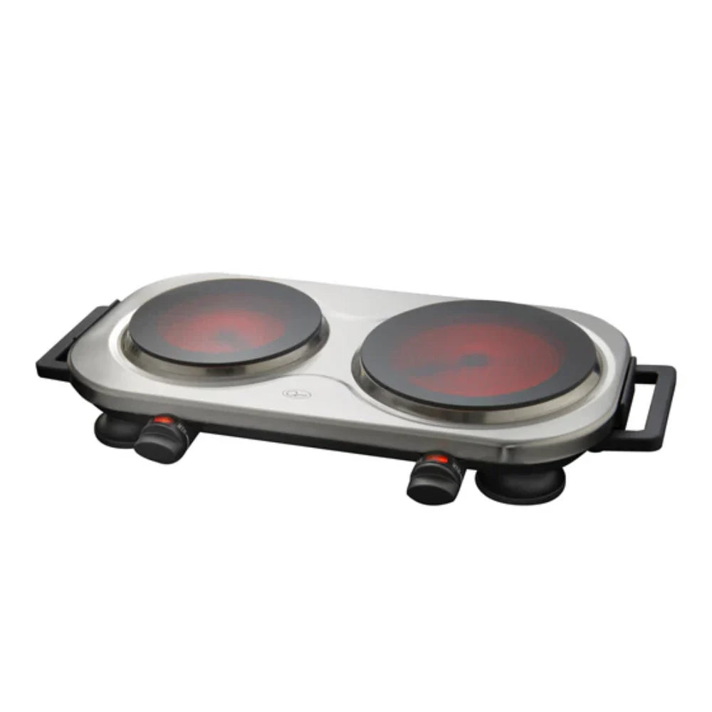 Quest Ceramic Infrared Double Ring Hot Plate | Mini Hob – Heavins