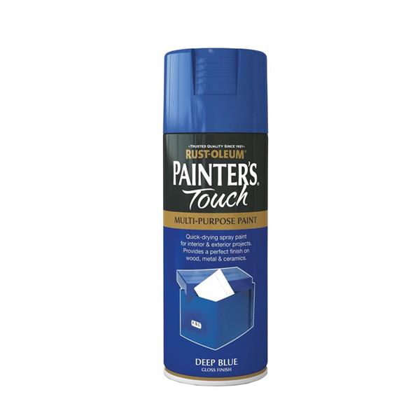 Rustoleum Painters Touch Multi-Purpose Spray Paint 400ml - Deep Blue ...