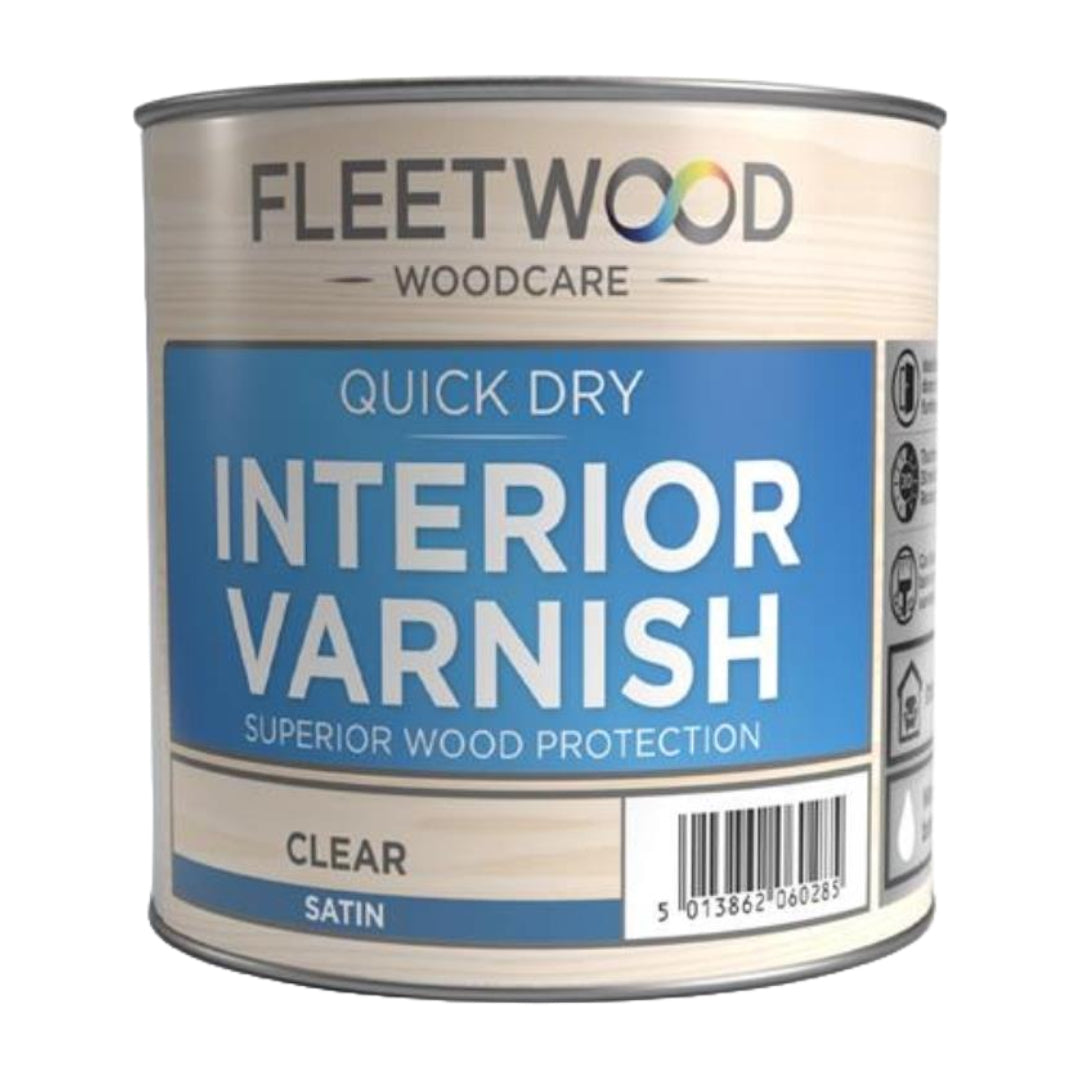 Fleetwood Quick Dry Interior Varnish 2.5L - Clear Satin – Heavins