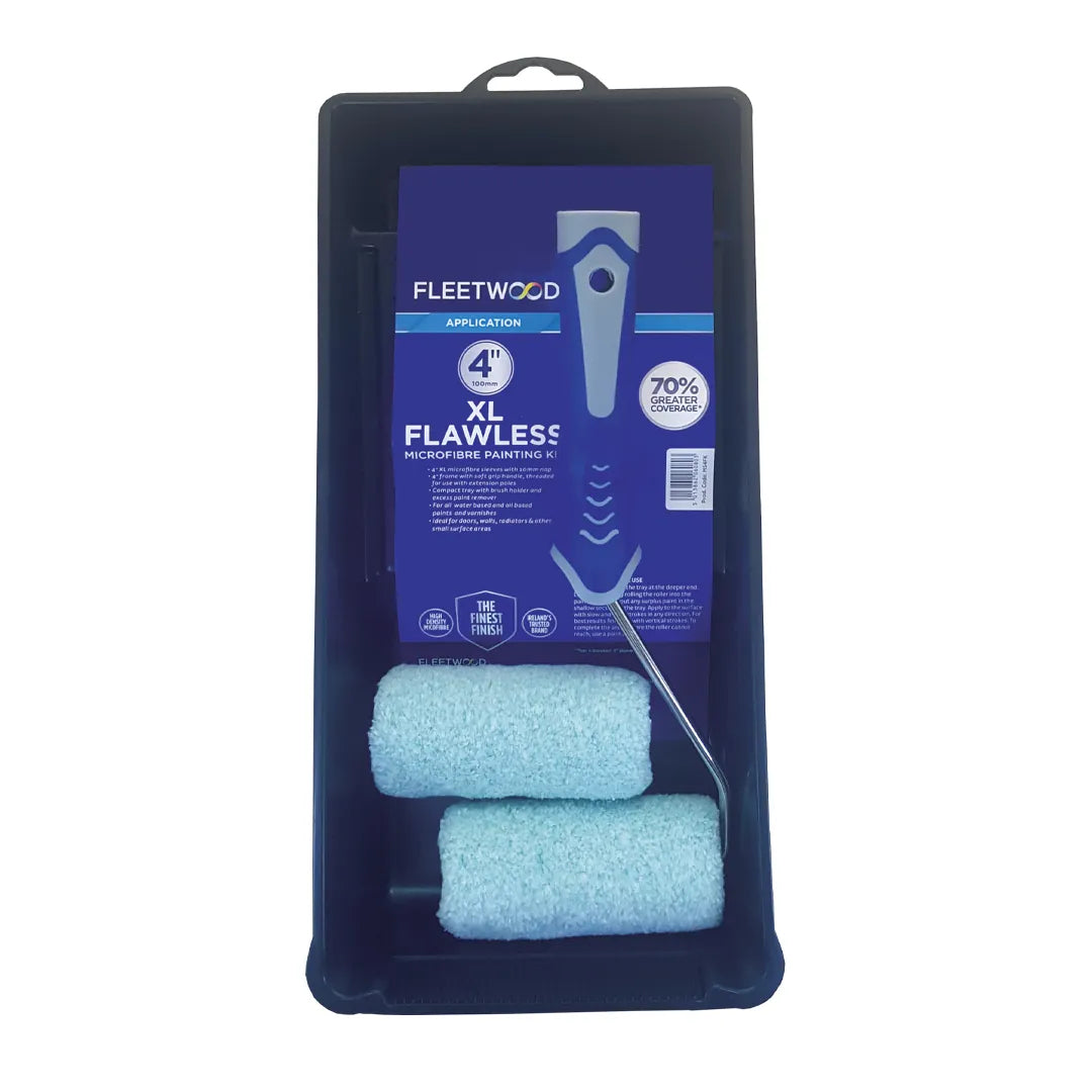 Fleetwood XL Flawless Jumbo 4 Inch Paint Roller Set | MS4FK2 – Heavins