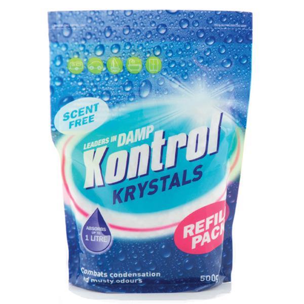 Dehumidifier Refill – Kontrol Moisture Absorber Crystals 500g – Heavins