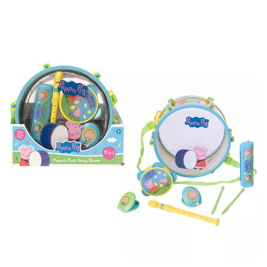 Peppa Pig Peppa's Pack Away Drum | 1384028.EX – Heavins