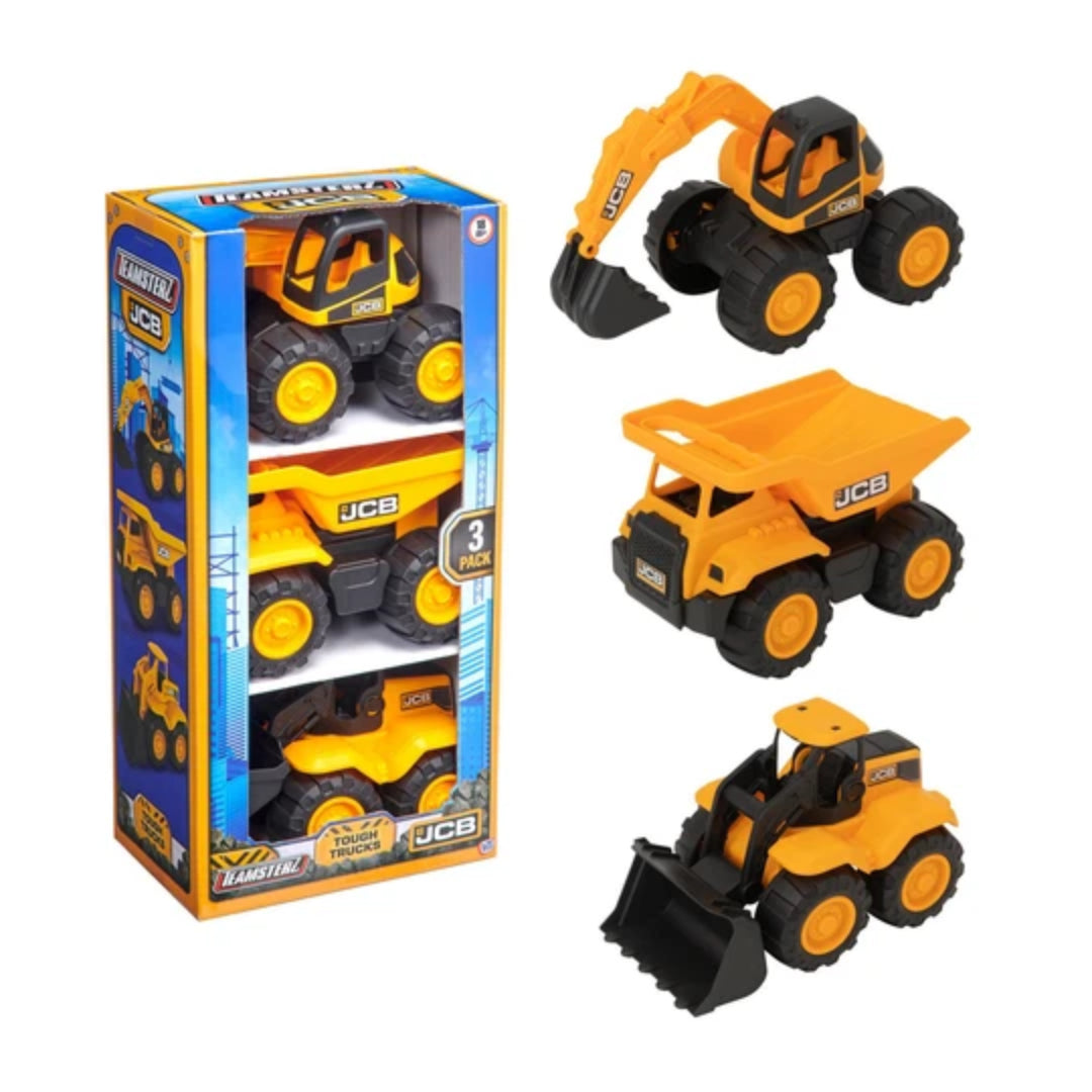 Teamsterz JCB Construction Vehicles Set of 3 | 1417584.EX – Heavins