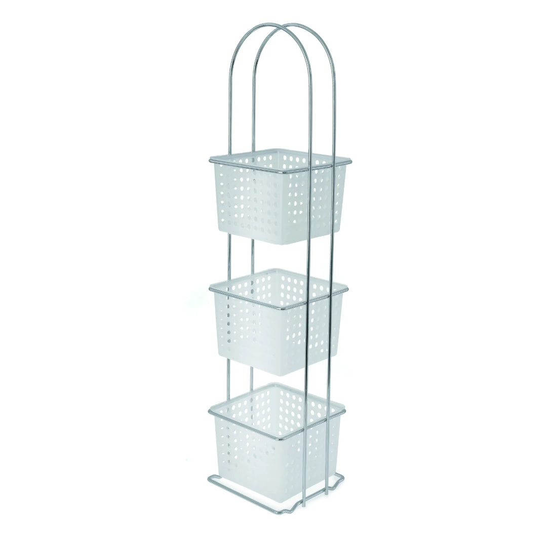 Blue Canyon Storage Caddy Basket Stand 3 Tier 20cm x 19cm x 86cm | BCB ...