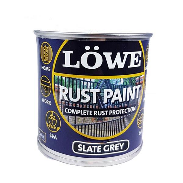 Lowe 1 Litre Rust and Metal Paint - Slate Grey | LRS0150 – Heavins