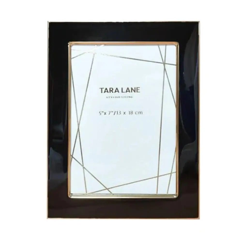 Tara Lane Ella Photo Frame 5 x 7 - Black / Gold | TL6366 – Heavins