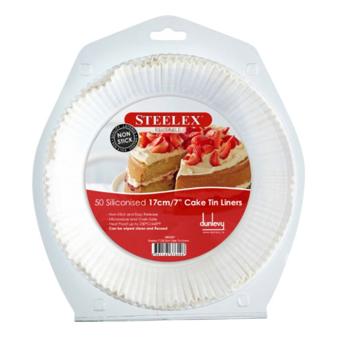 Steelex Round Cake Liners 7" 50 Pack | HK5207 – Heavins