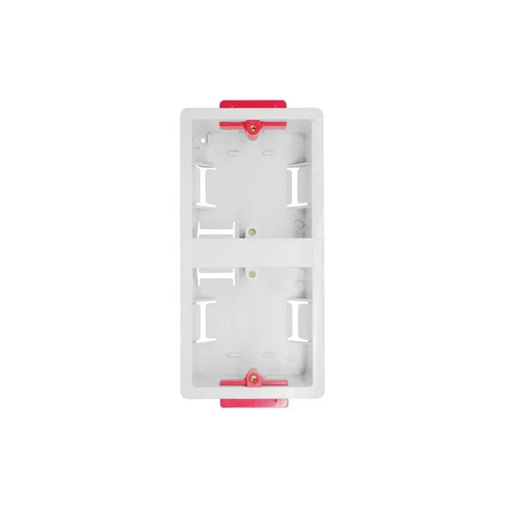 Powermaster 2 Gang Dry Lining Plasterboard Double Socket Box | 1523-12 ...