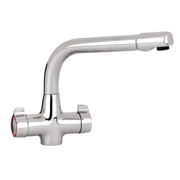 Sanbra Fyffe Matrix Dual Flow 1/4 Turn Sink Mixer Tap | 580314 – Heavins