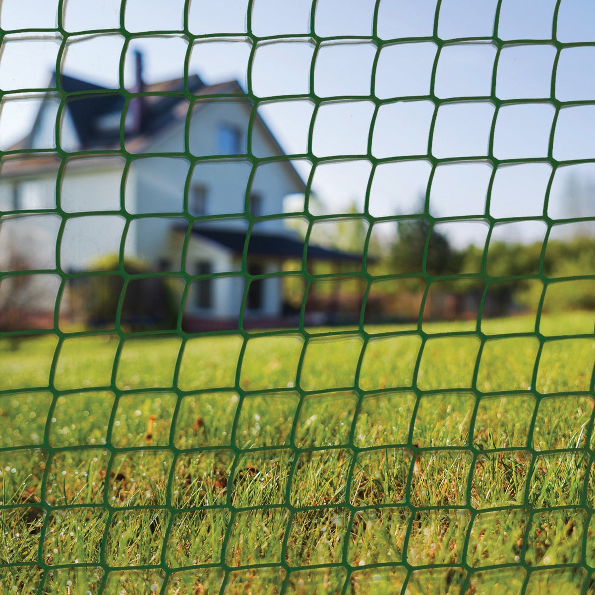 Grass Roots Garden & Plant Mesh Fencing 5 Metre x 1 Metre 50mm - Green ...