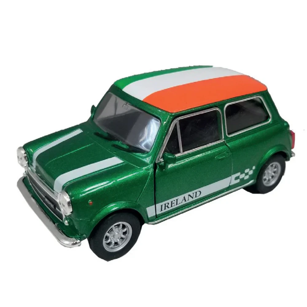 Irish Mini Cooper Diecast Car with Tricolour Roof | Car Toy – Heavins
