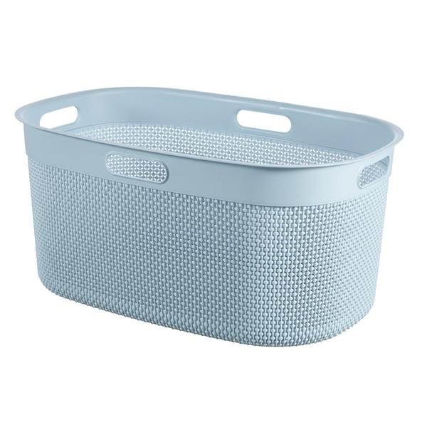 Curver Filo Laundry Basket Recycled 45 Litre - Stone Blue | CUR118815 ...