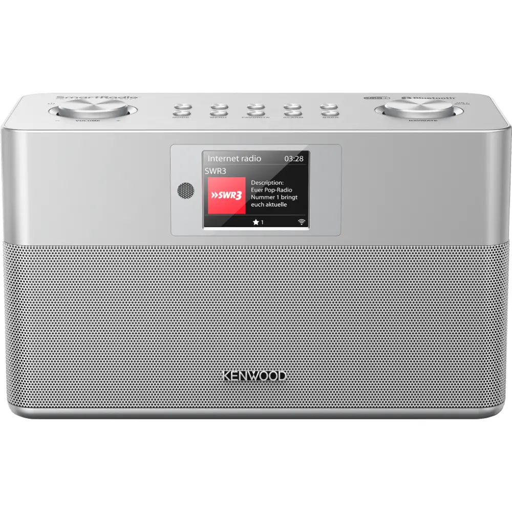 Kenwood Compact Smart WIFI Internet FM Radio - Silver – Heavins