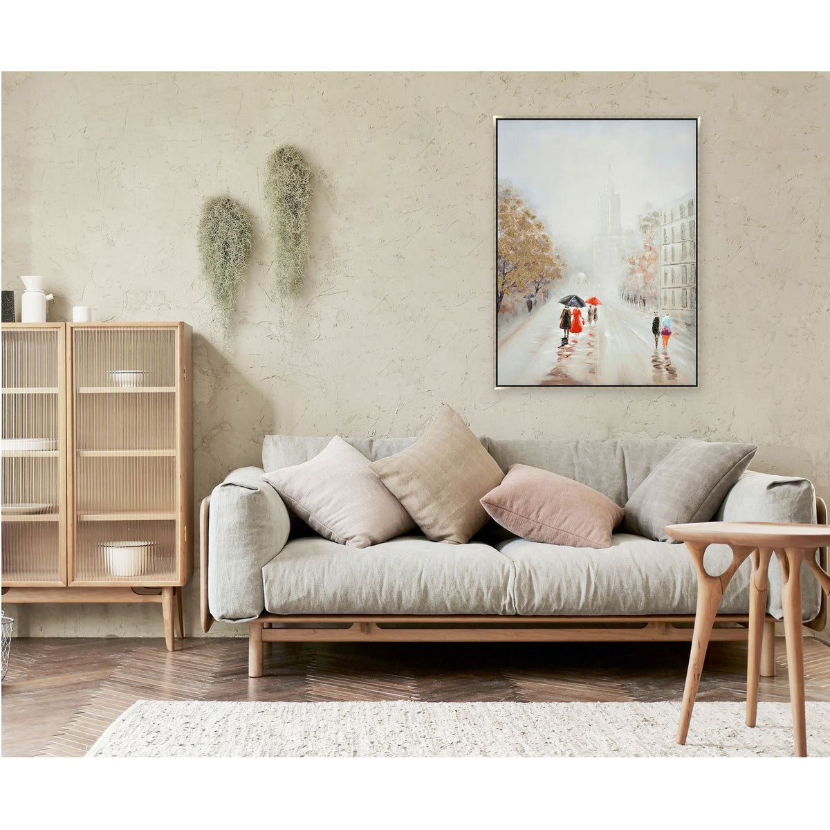 Macquillan Hand Painted Picture An Afternoon Stroll 90cm x 120cm | MQP ...