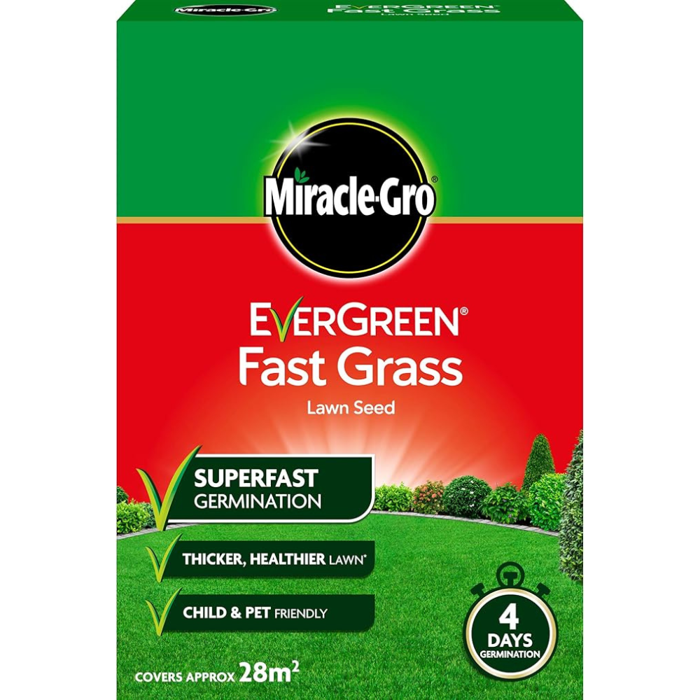 Miracle Gro Fast Grass Lawn Seed 840gm | 4105652 – Heavins