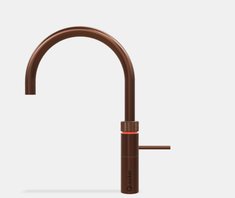 Quooker PRO3 Fusion Round Boiling Water Kitchen Tap - Rose Copper | 3F ...