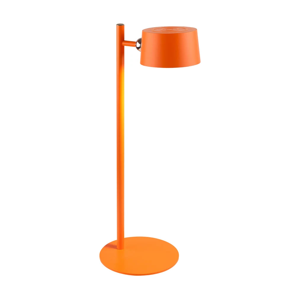 Tara Lane Cosmo USB Recharegable Table Lamp - Orange – Heavins